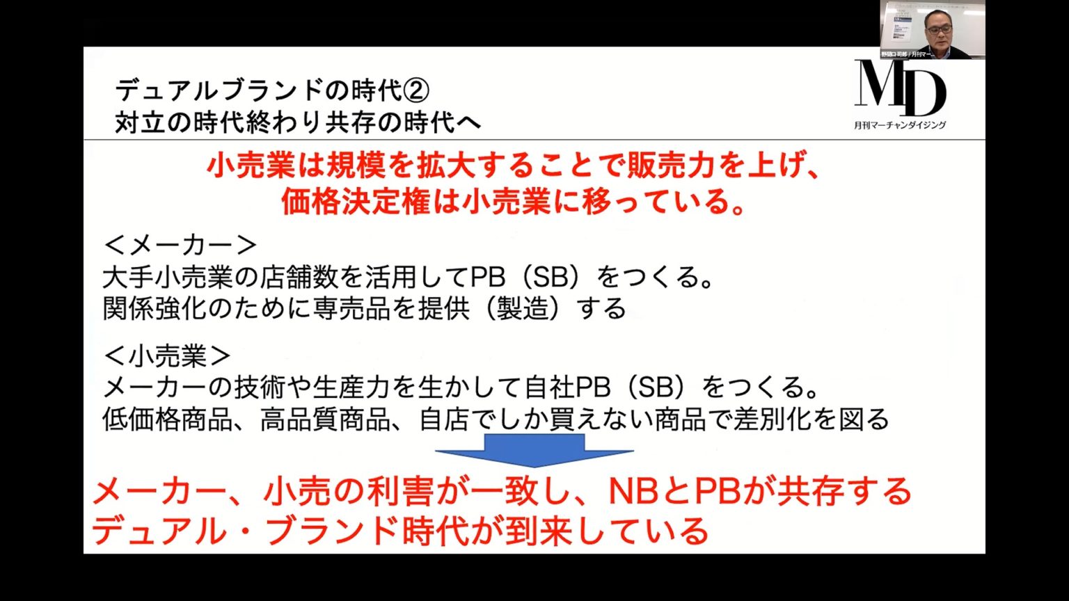 [イベントレポート]小売業界誌編集長が語るドラッグストア・食品スーパーPB・NB開発事情！ – MD NEXT